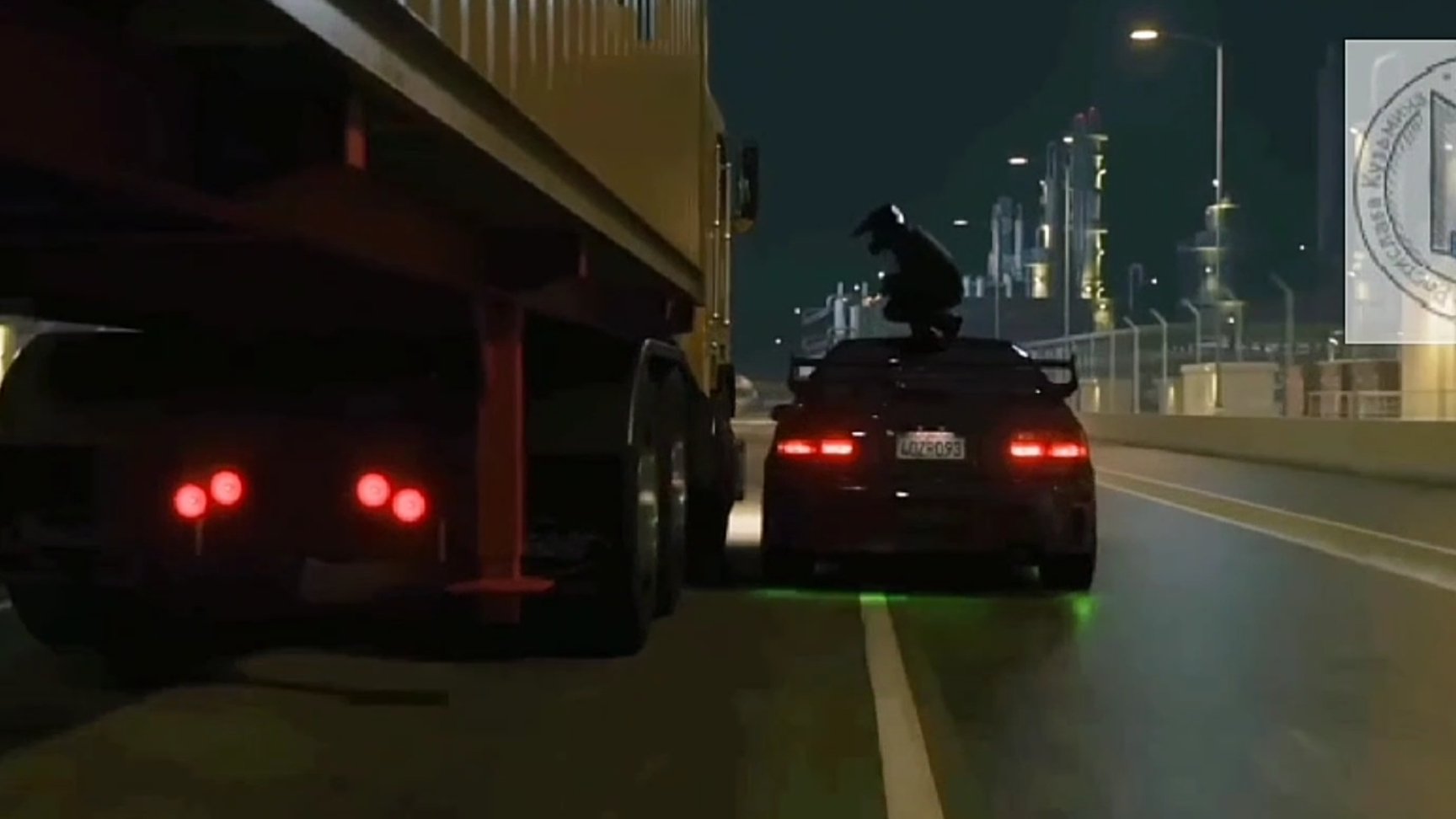 Наконец-то стоящее дело от Витька и Санька на трассе с фурой из Форсаж 1 Rodgers на Honda Civic.