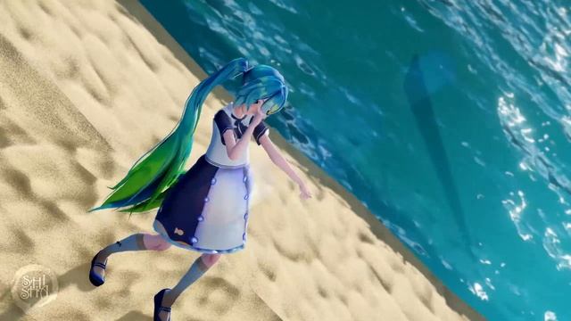 Ume Flare Marine - Deep Blue Town (Miku Hatsune Dance) 2K