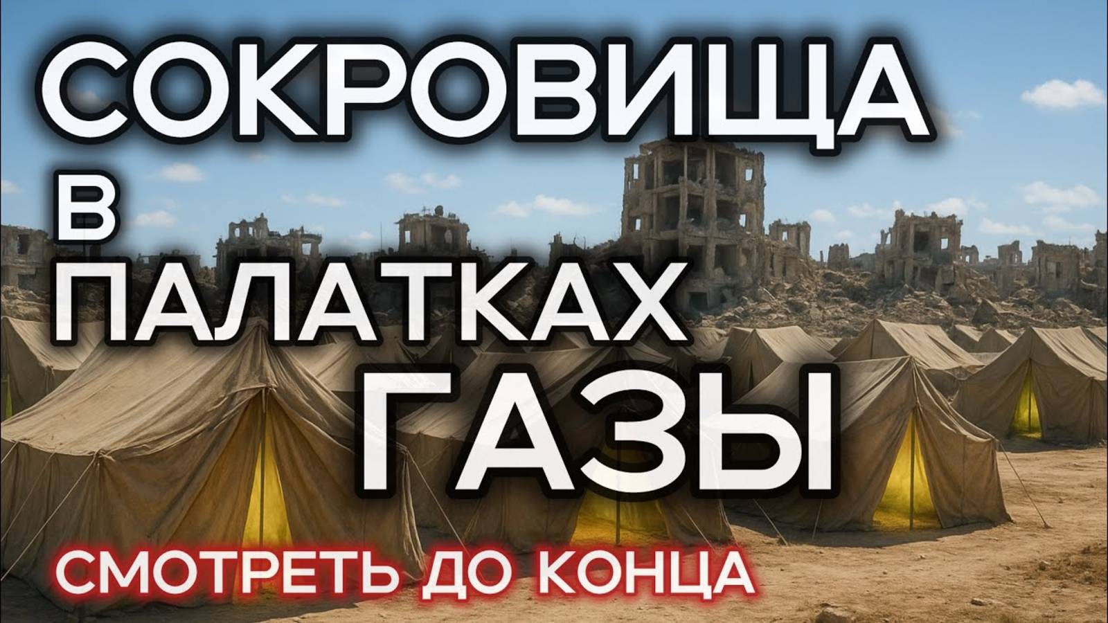 Сокровища в палатках Газы