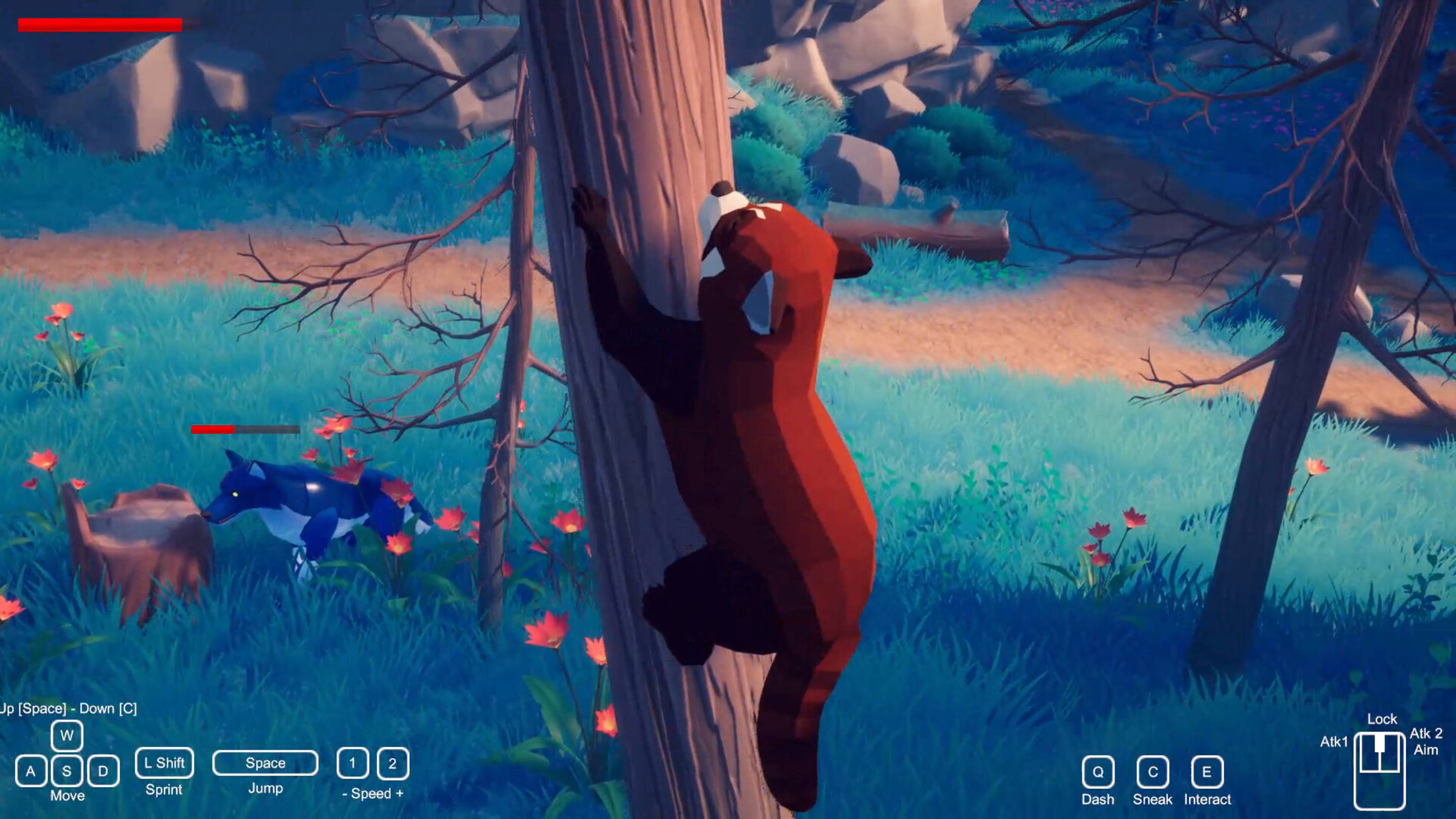 Red Panda: The Quiet Path | Steam Next Fest Showcase | Геймплей демо | Без комментариев