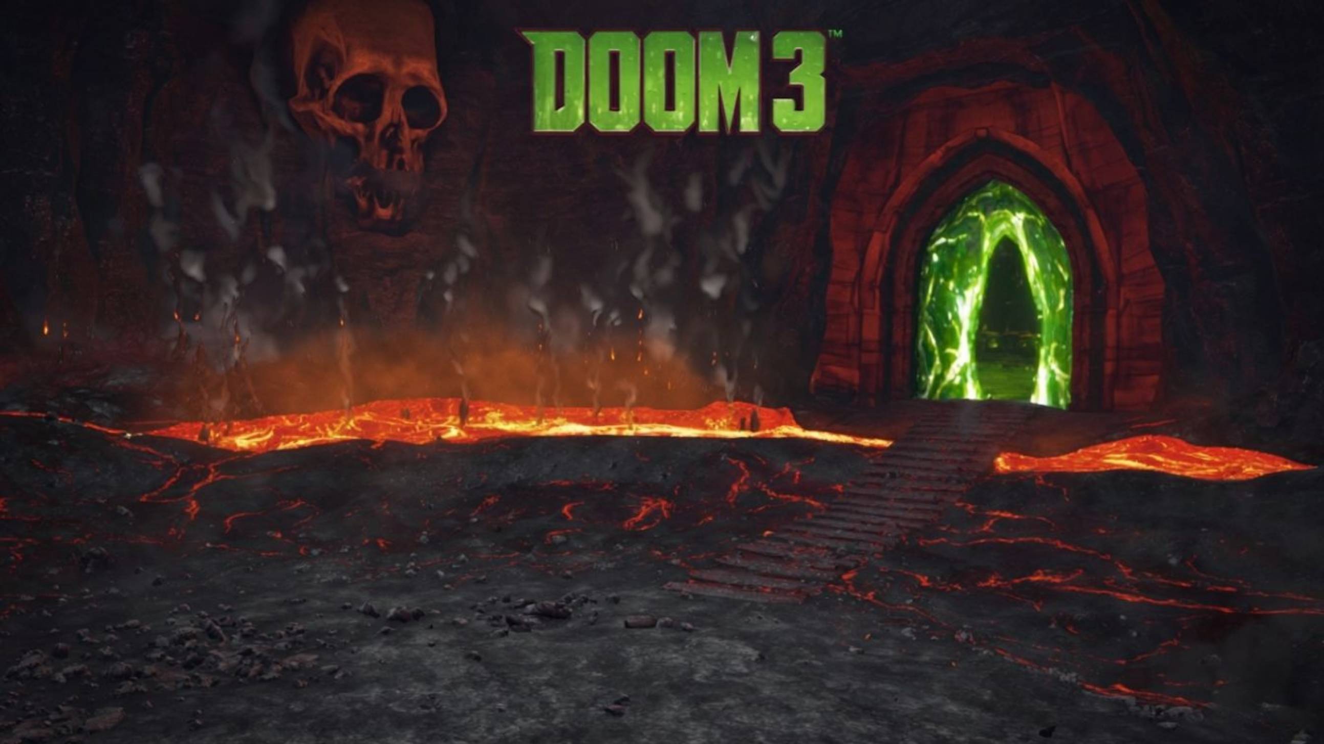 Doom 3 №17 Режим "Игросериал" 60к/с - Прямиком в ад.