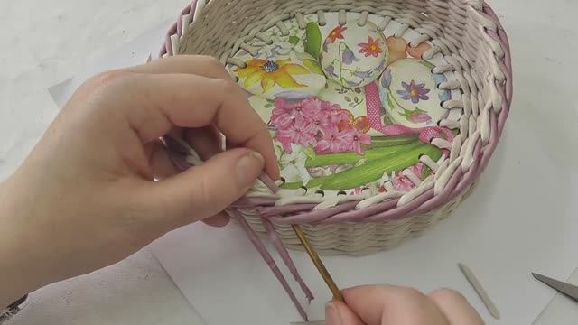 Загибка ИЗИДА цветными трубочками.