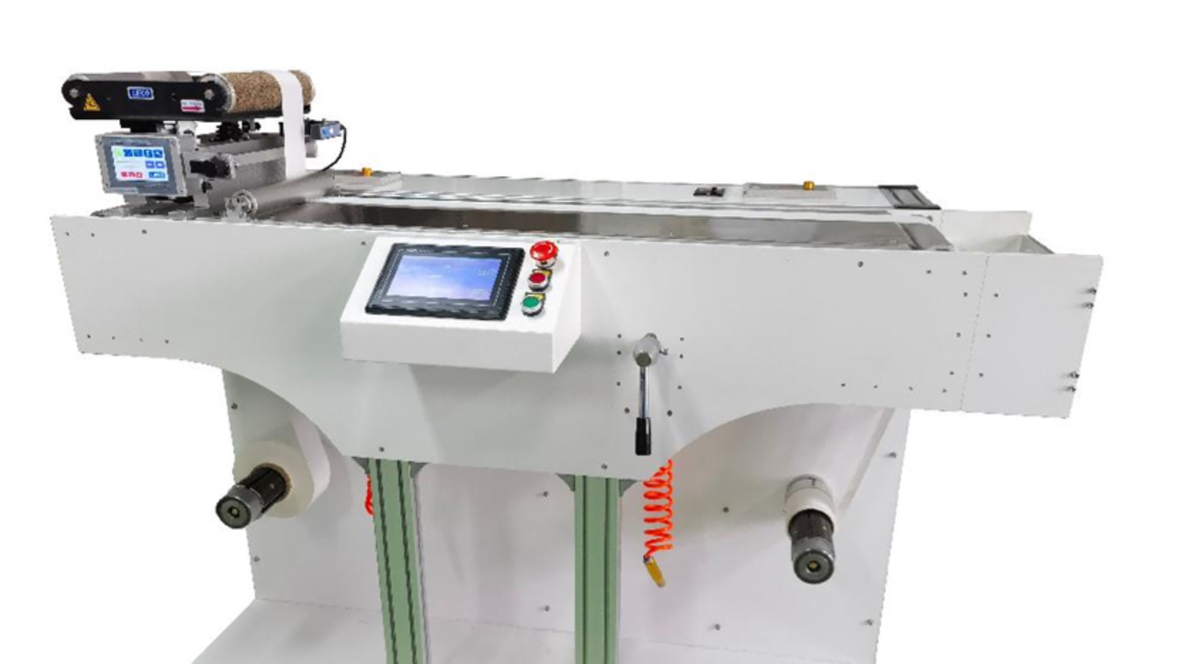 Перемотчик и маркиратор Yeacode на УФ чернилах. Печать Data-matrix кода "Честный знак" на пленке