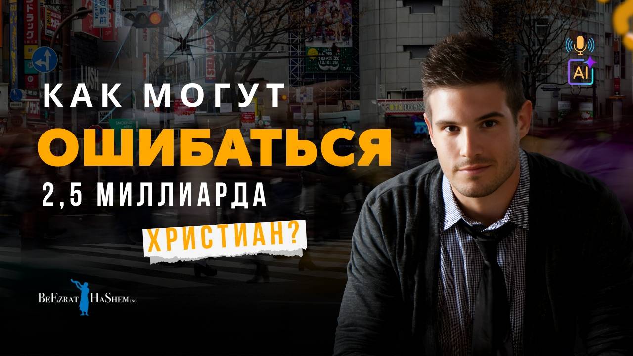 😱 Как могут ошибаться 2,5 миллиарда христиан?