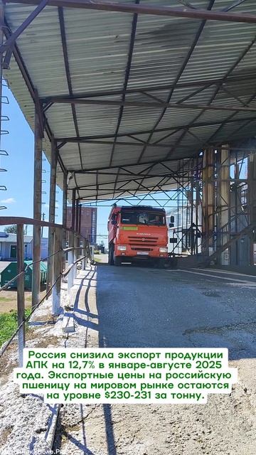 Агроновости 6-12 октября 2025 года