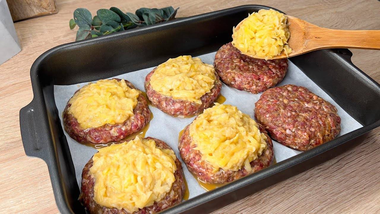 Ленивые зразы с картошкой. Рецепт для тех, кто любит вкусно поесть и не любит долго готовить!