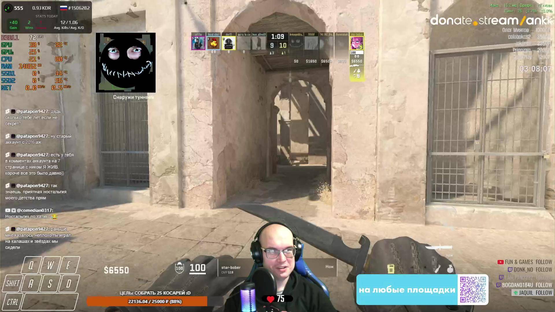 UnluckyStream450 FACEIT | Restream.su