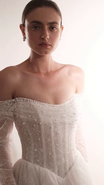 Свадебное платье Взмах ресниц из коллекции «Желанная» 2025 от бренда Divino Rose