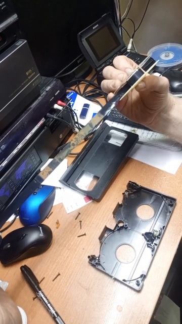 Детейлинг ржавой VHS #retro #vhs #ностальгик #перезапись VHS