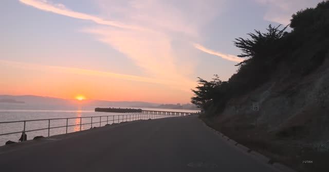 Сан-Франциско 4K - Поездка на восходе солнца - Калифорния, США