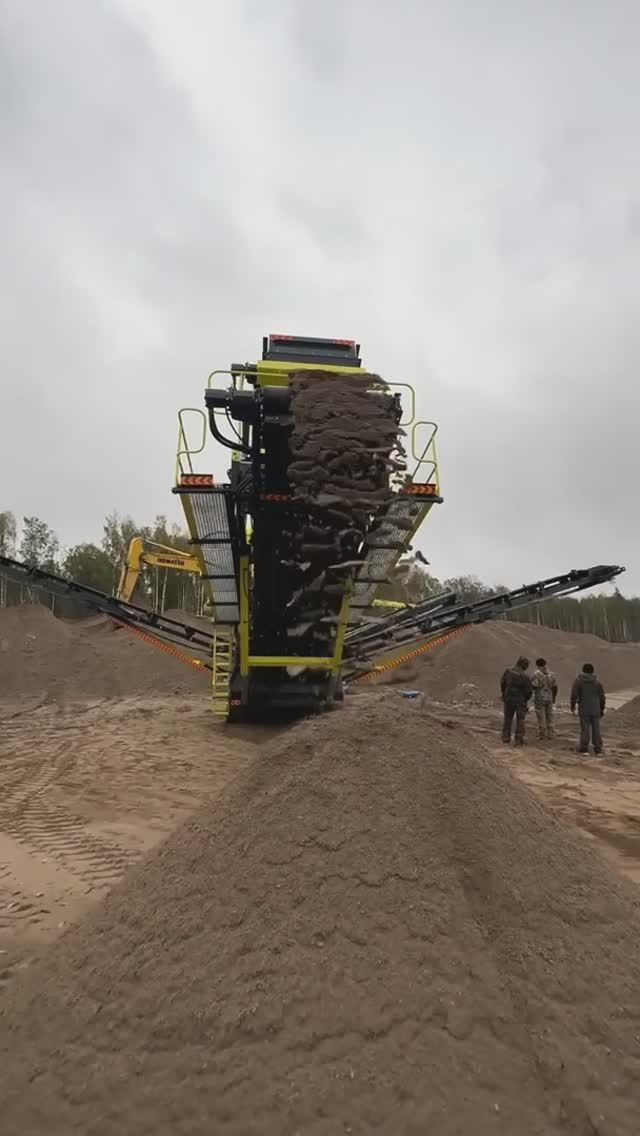 Работа на ПГС | АТОМ S1560 — Пусконаладка и настройка грохота