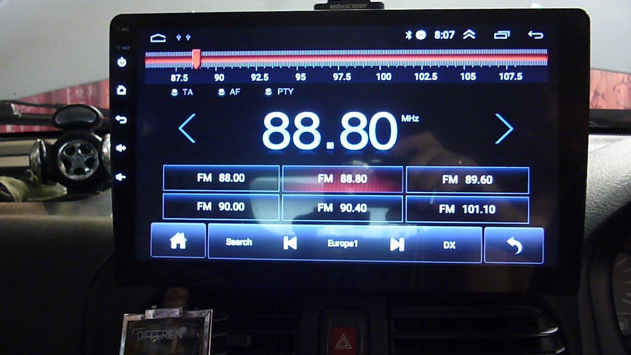 Установка 10 дюймовой андроид магнитолы