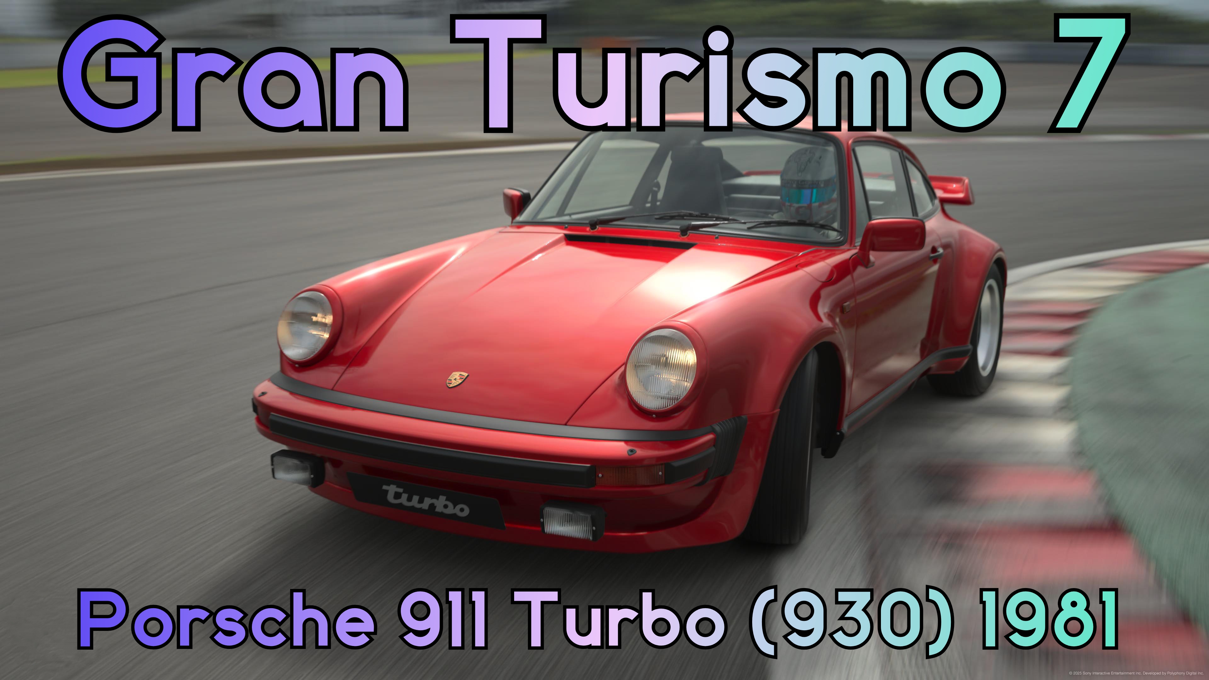 Porsche 911 Turbo (930) 1981: Призрак Турбоэпохи в Gran Turismo 7.