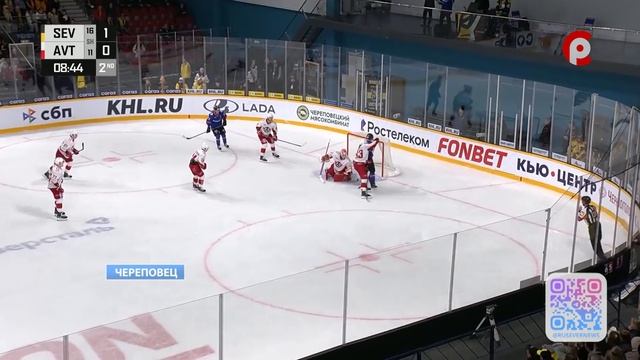 "Северсталь" завершила домашнюю серию матчей победой.