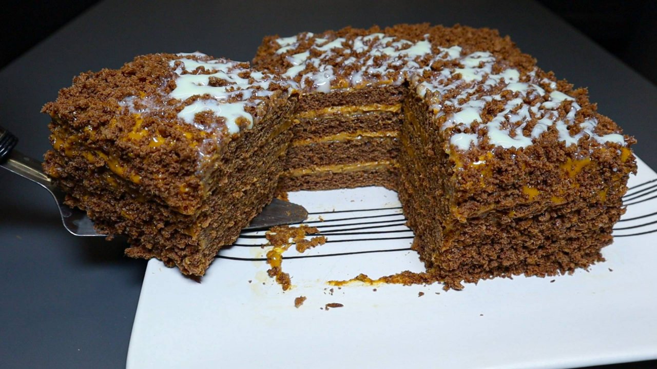 Вкусный и простой торт! Трачу 15 минут времени! Десерт к чаю.