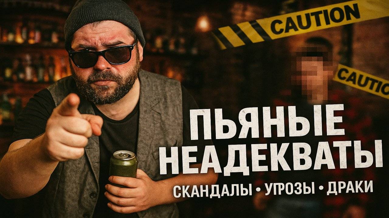 ПЬЯНЫЕ НЕАДЕКВАТЫ: ОНИ ВЫШЛИ ИЗ-ПОД КОНТРОЛЯ! Пьяные Скандалы, Угрозы и драки в общественных местах