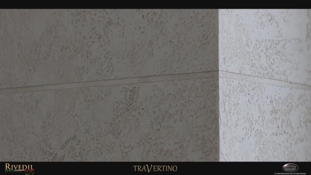 TRAVERTINO DAMASCATO SU COLONNA IN NEW RIVEDIL SHOWROOM