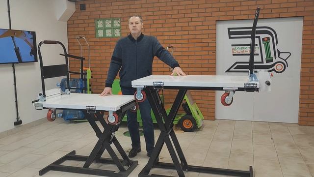 Электрогидравлический стол с выдвижной платформой и само погрузкой ЭГ-2. М-ГС-300 и ЭГ-2. Б-ГС-300