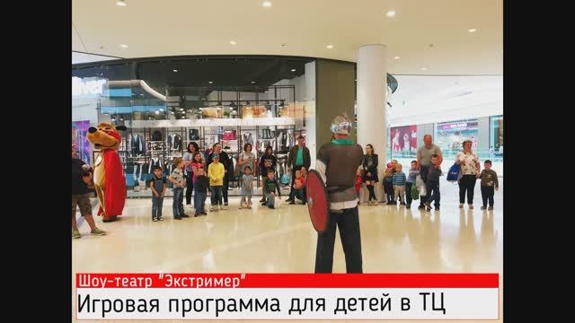 Игровая программа для детей в ТЦ.