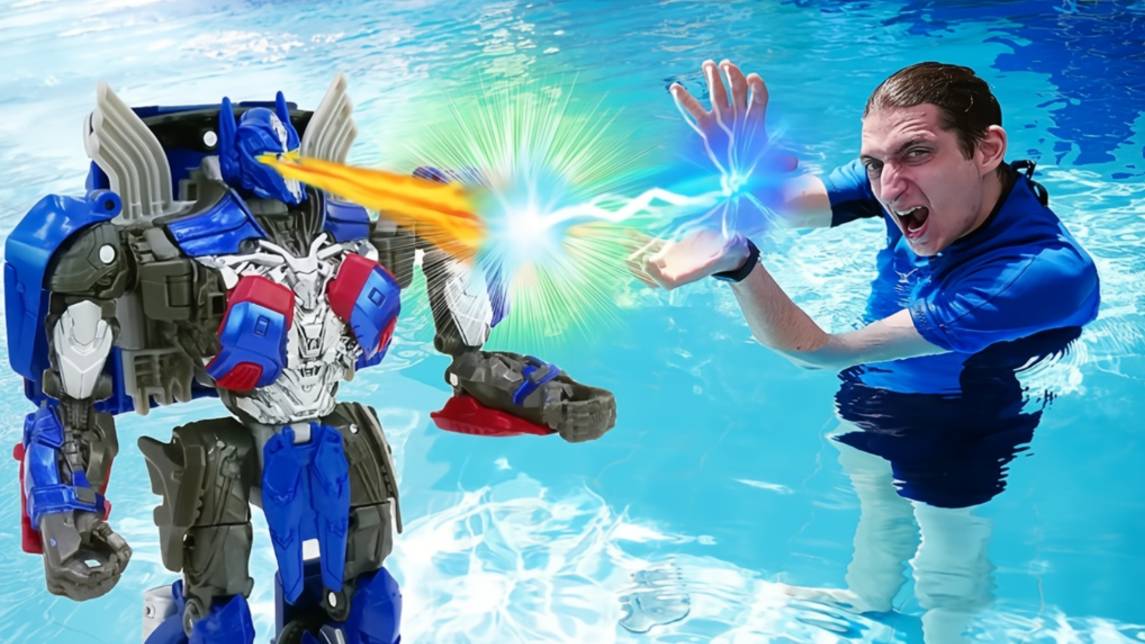 АКВАТИМ vs ОПТИМУС: Водные Приключения и Геройские Схватки! 💦🏆