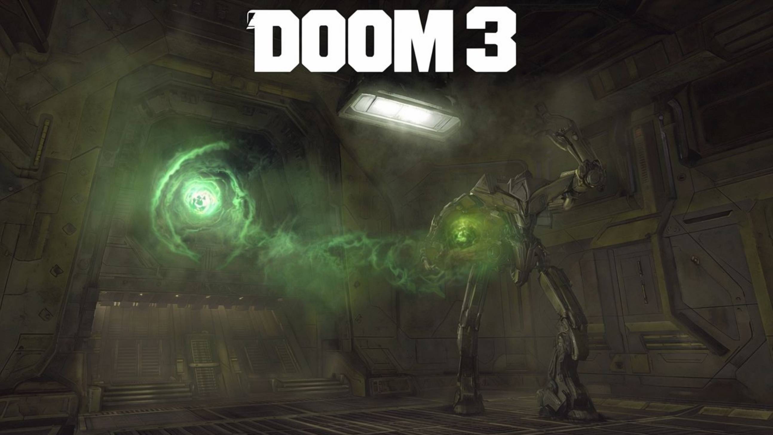 Doom 3 №19 Режим "Игросериал" 60к/с - Слабый босс.