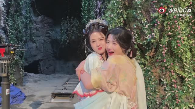 Закадровые съемки дорамы "Любовь в облаках"