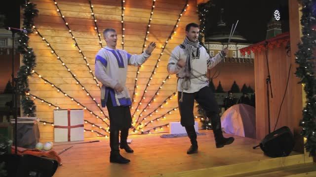 Выступление на Красной площади, Новогодняя ярмарка.