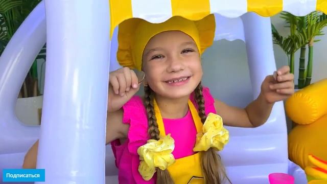 Летняя песенка про мороженое ｜ Детские песни и потешки ｜ Марк и Алиса  ｜