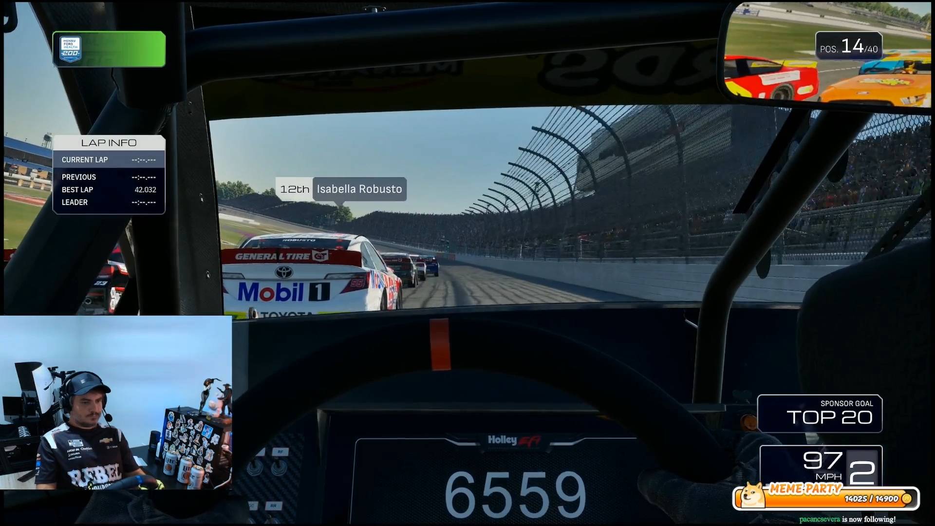 Maddyson - играет в NASCAR 25 #3