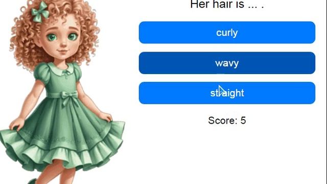 Интерактивный тренажёр по теме "Appearance"