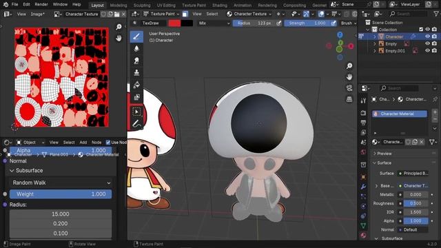 Видеокурс по созданию 3D-модели на основе 2D-референса в Blender 4+