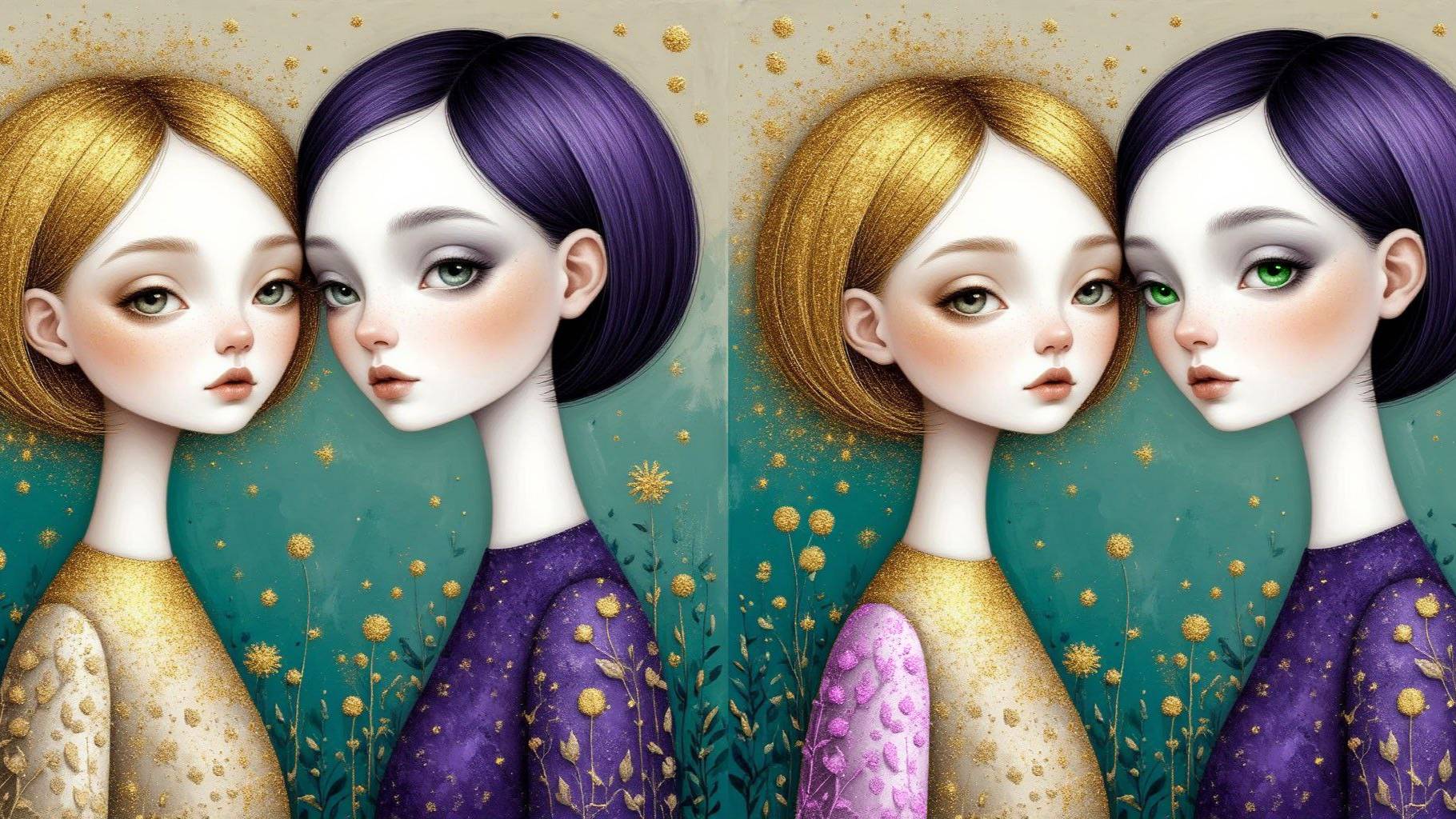 Вглядись и найди: 4 отличия на картинка