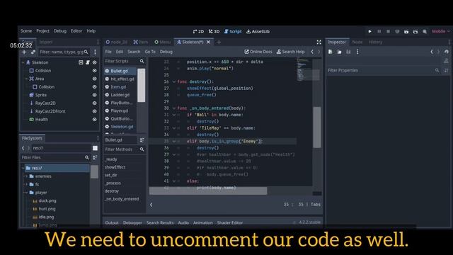как сделать игру в Godot engin на телефоне #3