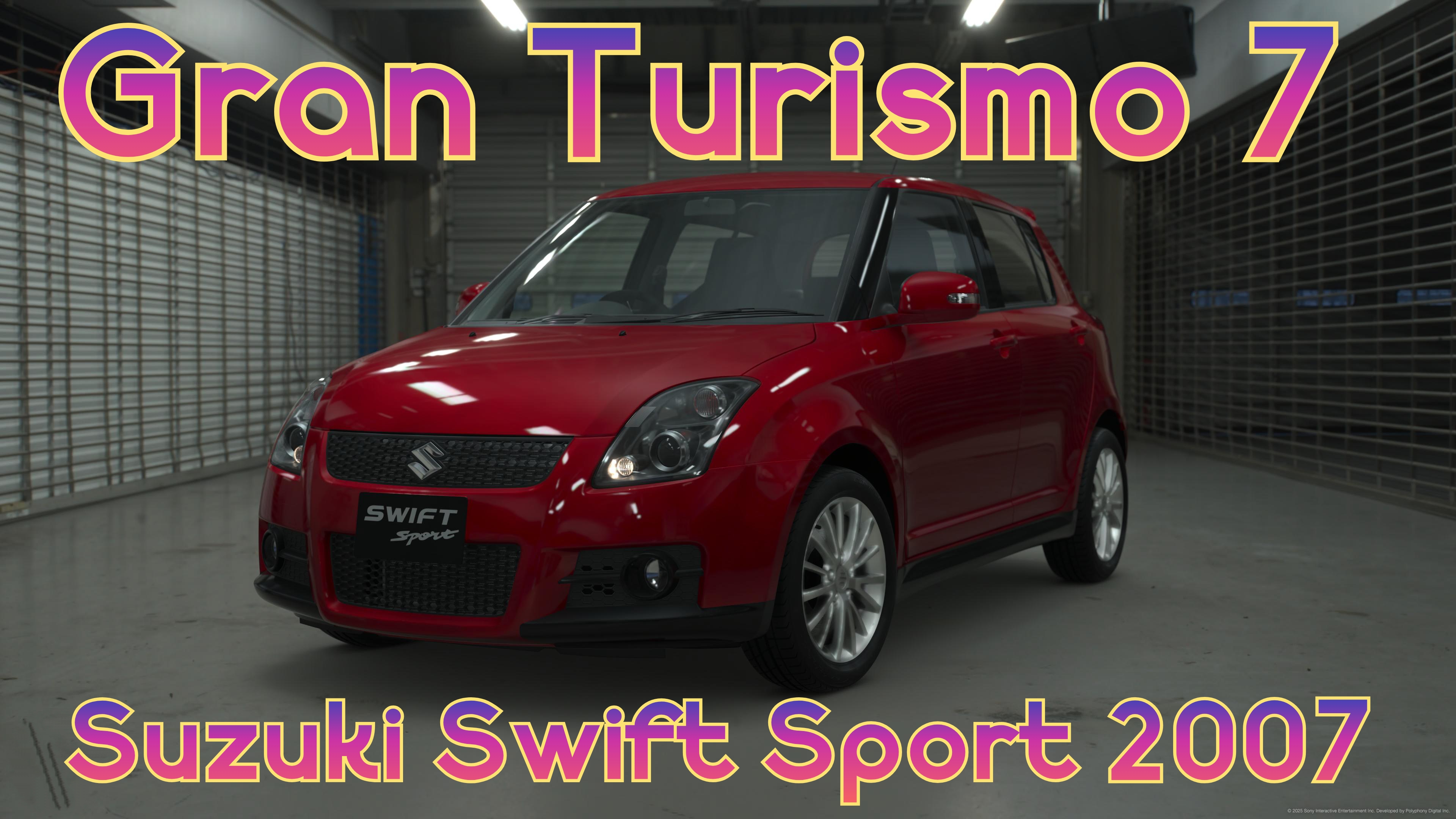 Suzuki Swift Sport 2007: Маленький Боец с Японским Характёром в Gran Turismo 7.