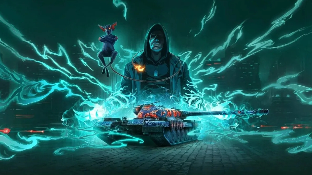 Играем в Tanks blitz.(38)