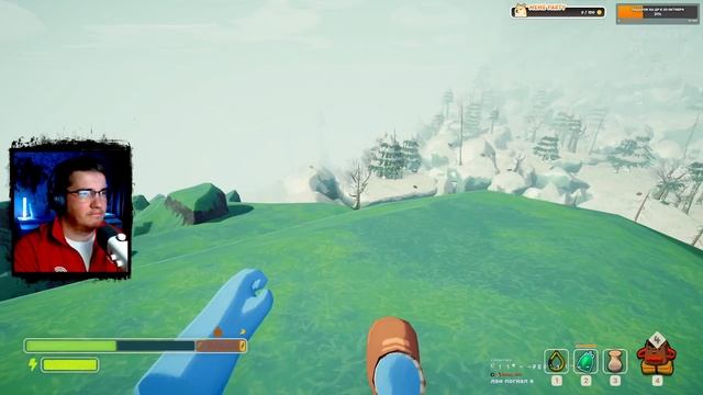 Снежная локация и вулкан PEAK | кооперативный стрим