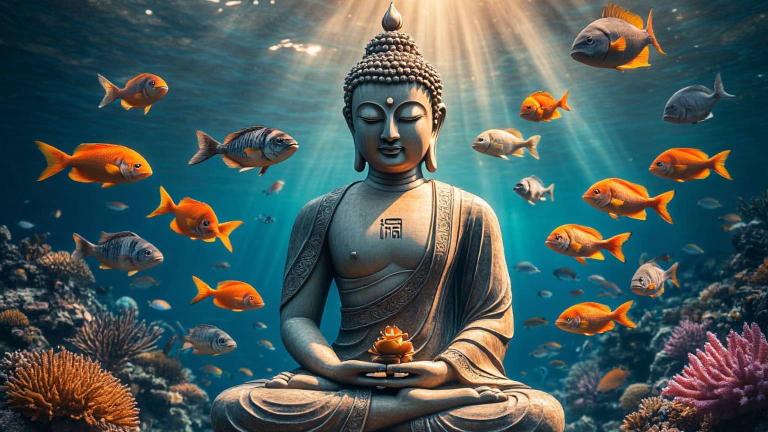 статуя Будды,  дайвинг на Пхукете, дайвинг в Таиланде cave diving 2024 shark point