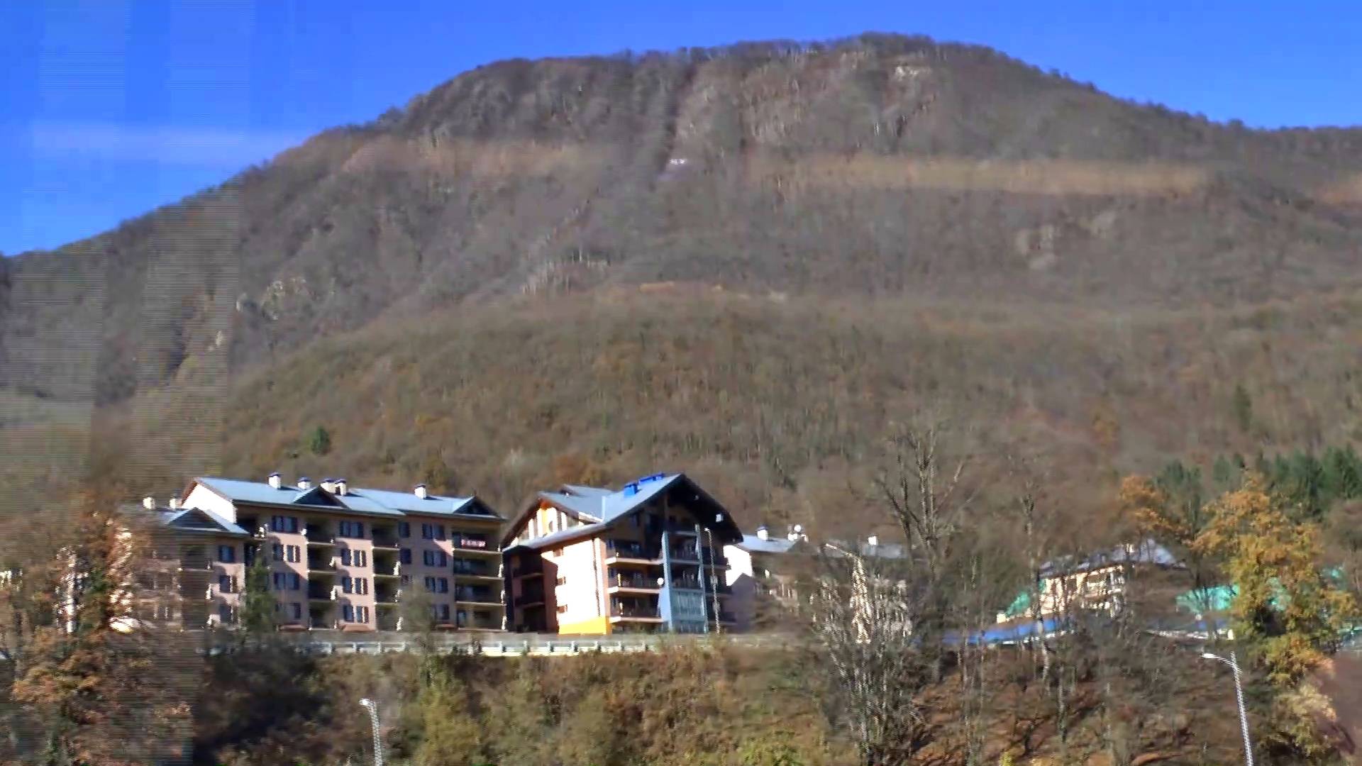 Воспоминания. Вид из окна "Ласточки". Адлер ноябрь 2013 год. Часть 5. Эсто-Садок.