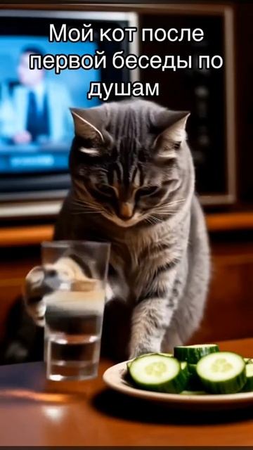 мой кот после первой беседы по Душам