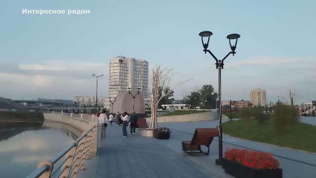 Вечерняя прогулка, красивый закат