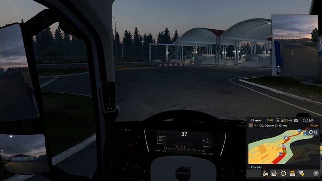 Рейс Псков-Рига.Еuro Truck Simulator 2 11