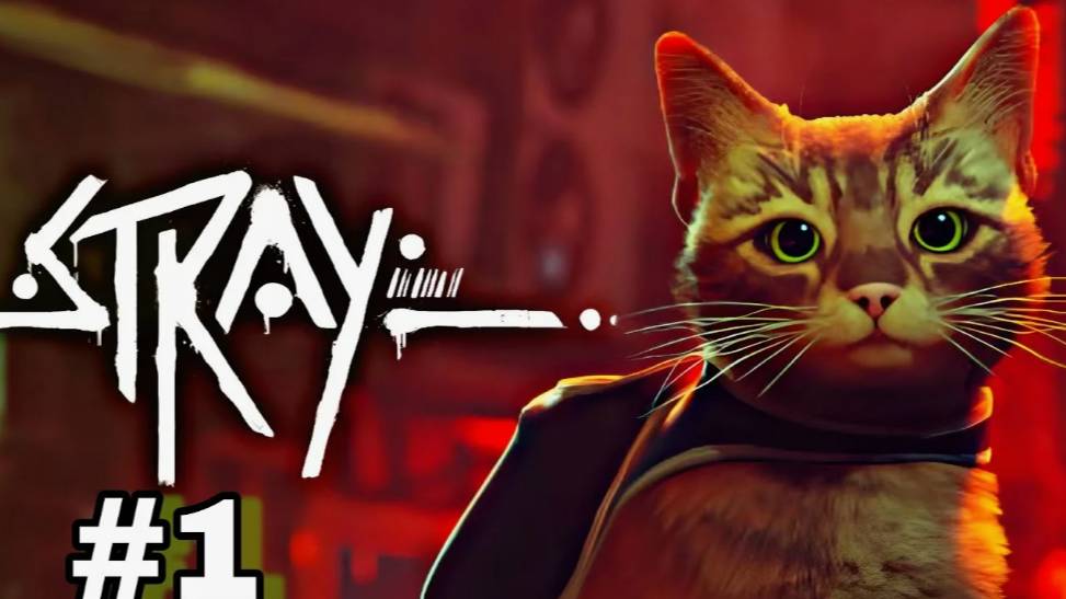 STRAY 1 часть(играю за кота!!!)