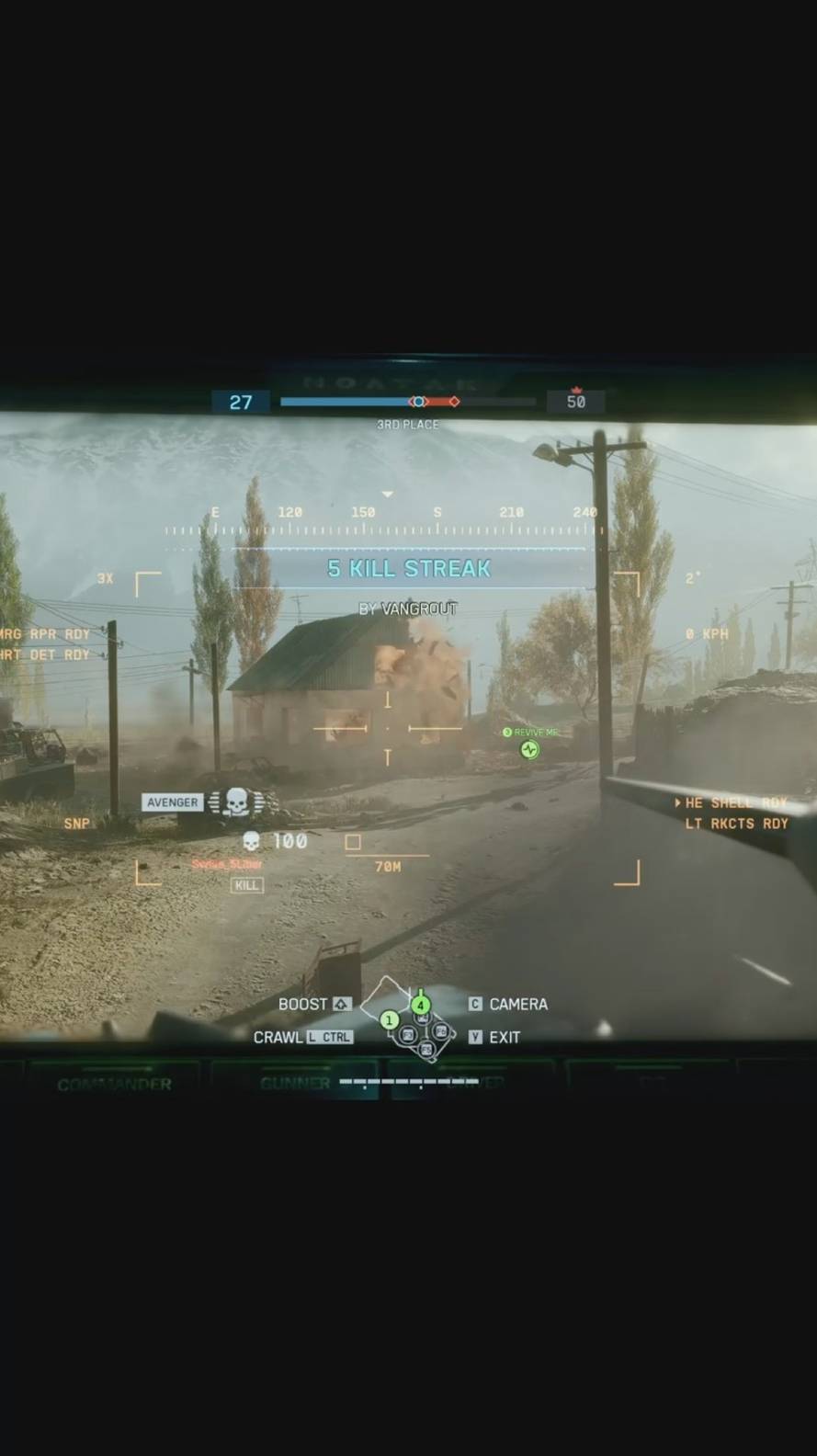 BF6 65 kills (13x5 kill streaks)