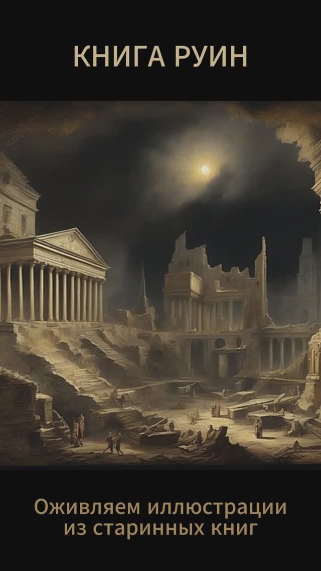 Книга Руин / The Book of Ruins — оживление гравюр и картин руинистов