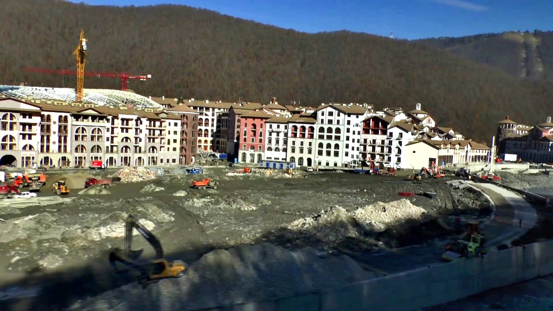 Воспоминания. Вид из окна "Ласточки". Адлер ноябрь 2013 год. Часть 6. ГОРКИ-ГОРОД.