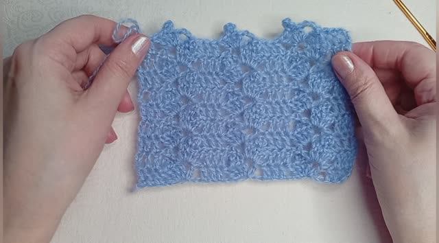 Вязание крючком для начинающих. Узор крючком 🧶