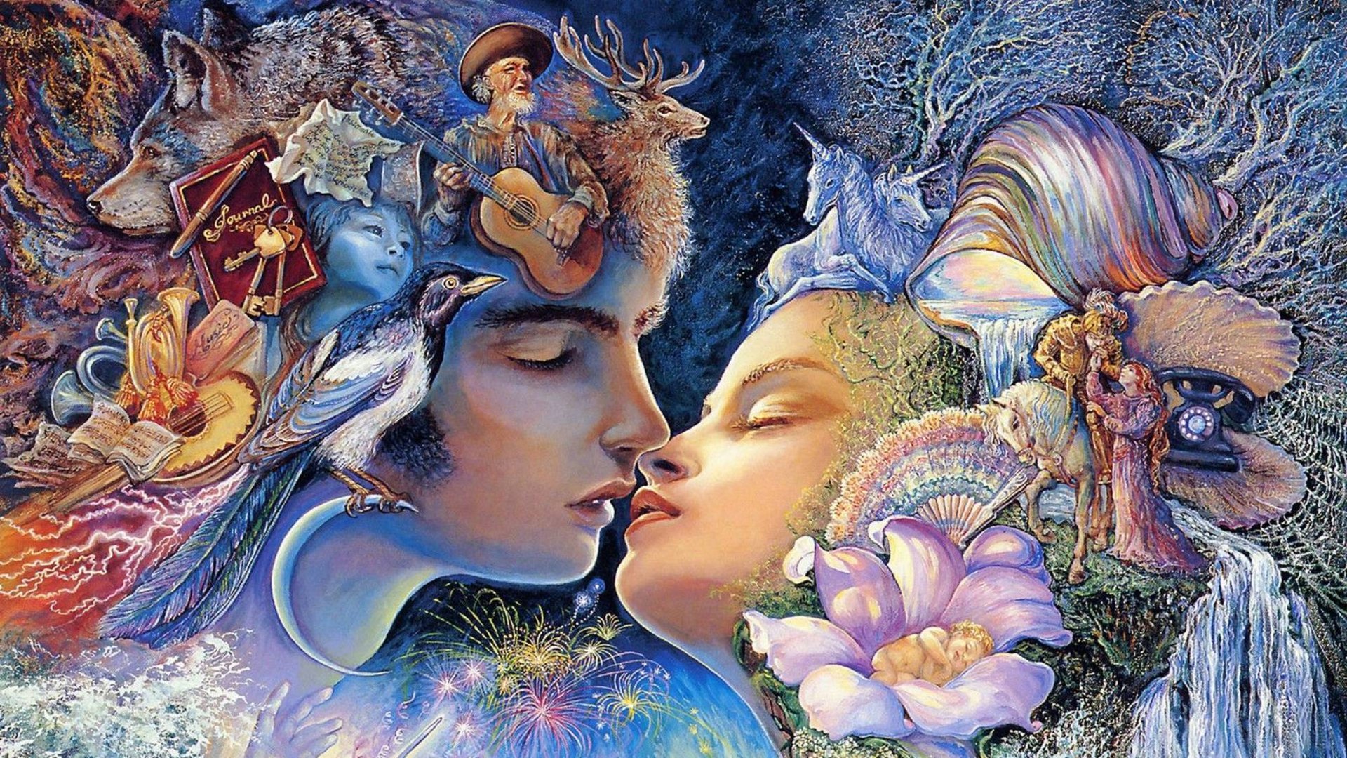 Волшебные миры в картинах Josephine Wall*