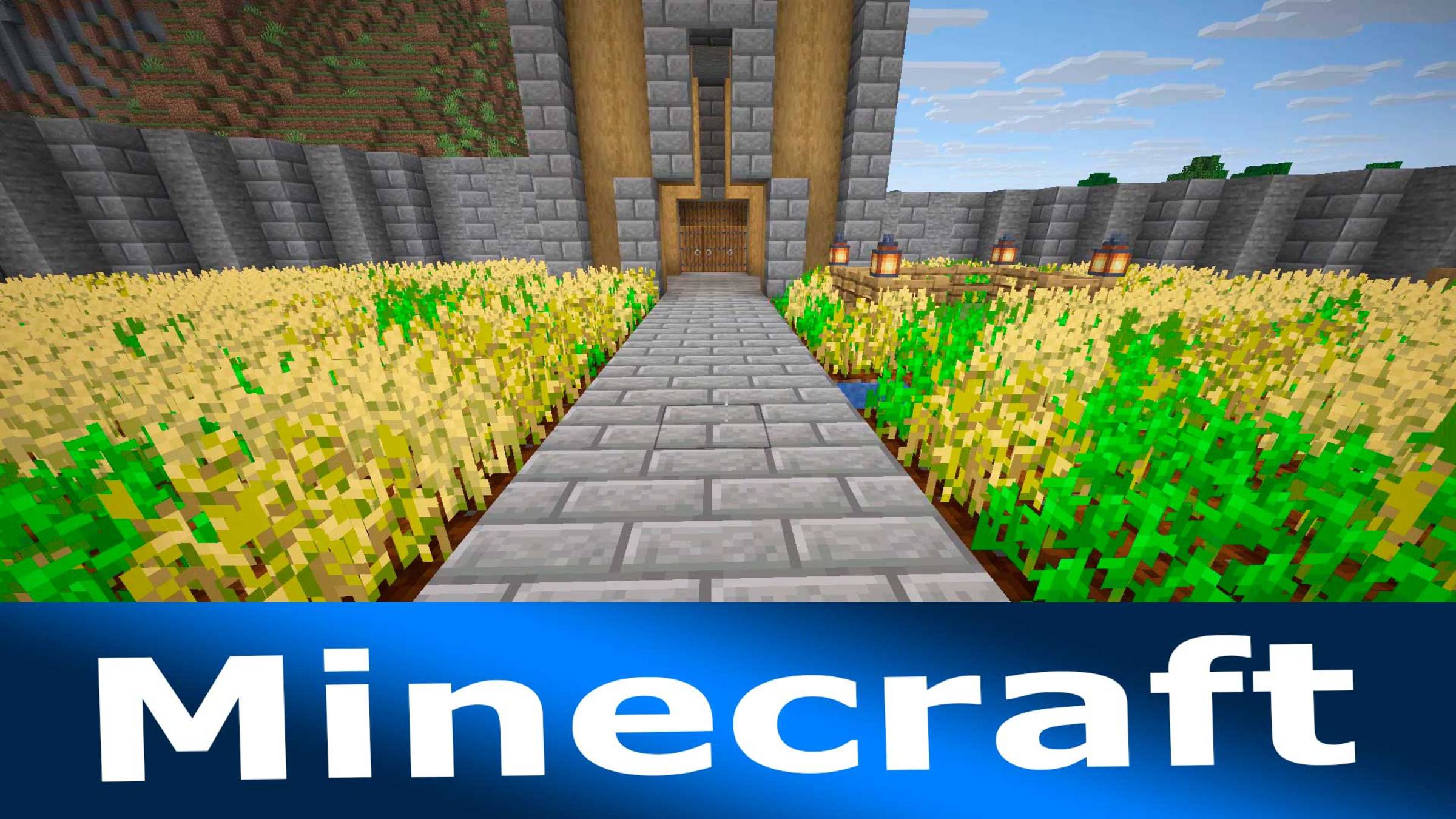 Minecraft: замок растёт, храм сияет, псы гуляют 🐕🌾