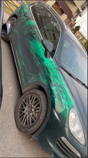 Рисунок на Кайене..