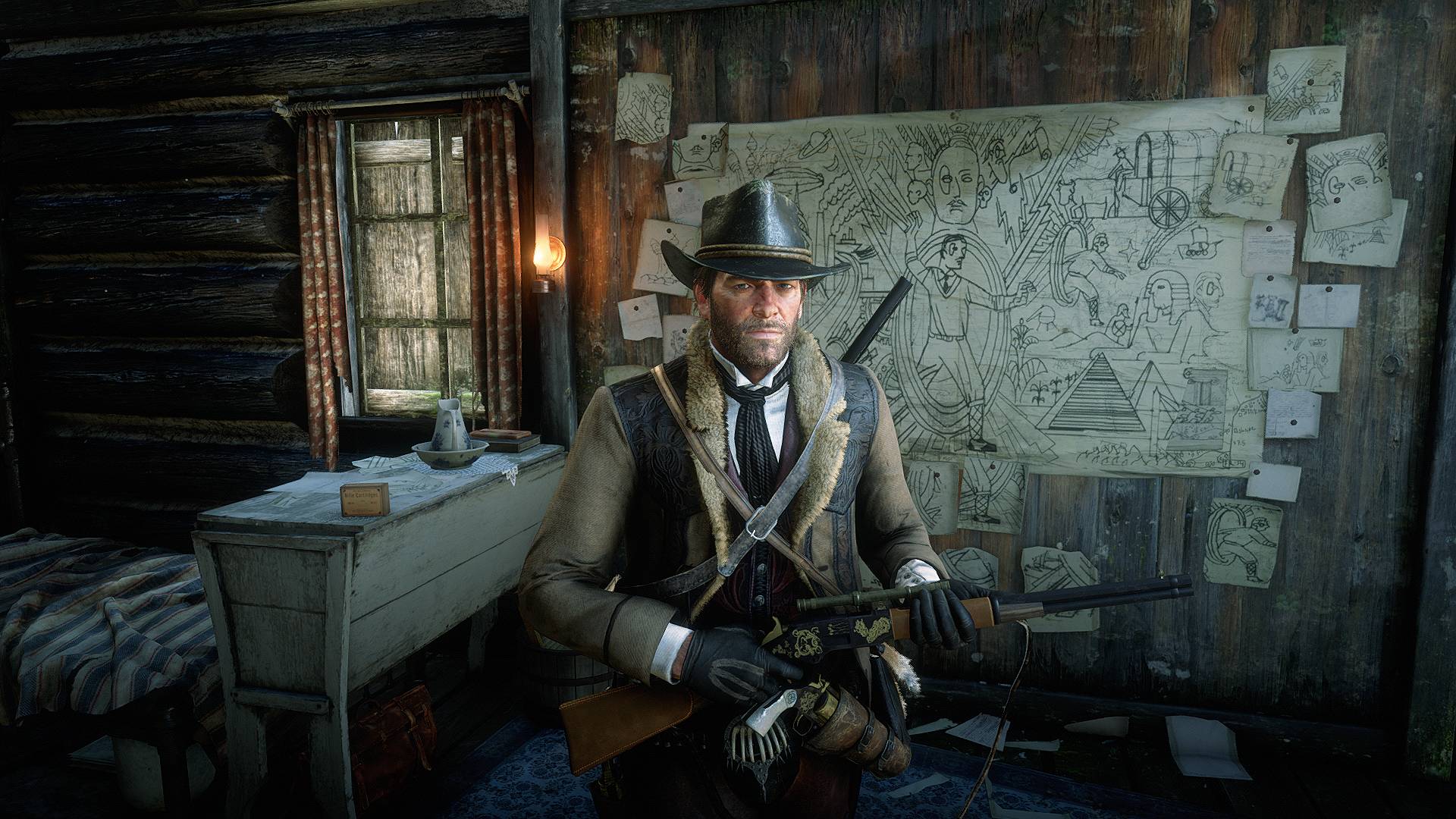 RDR 2. Геология для начинающих. Где искать наскальные рисунки.